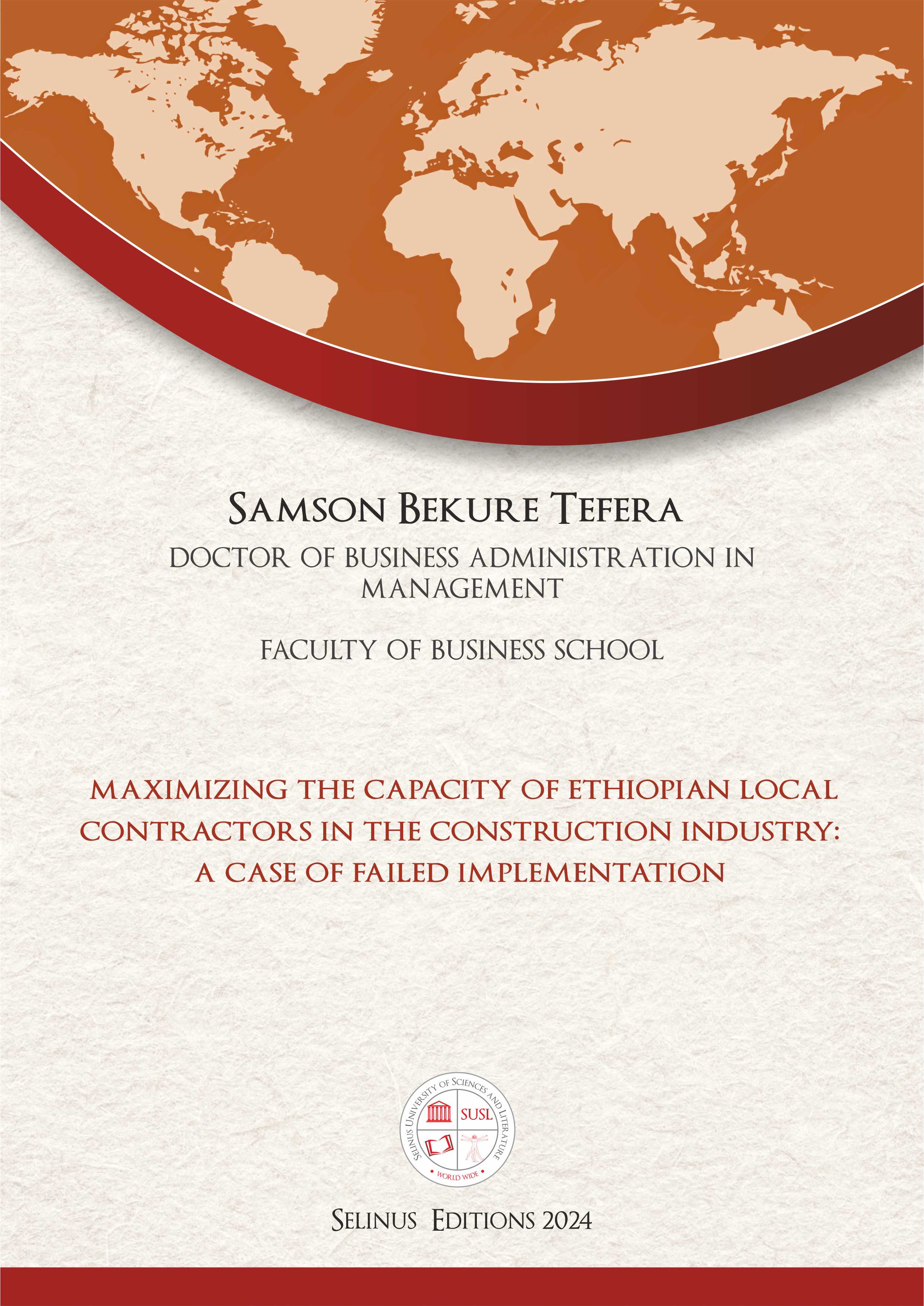 Thesis Samson Bekure Tefera | Selinus University